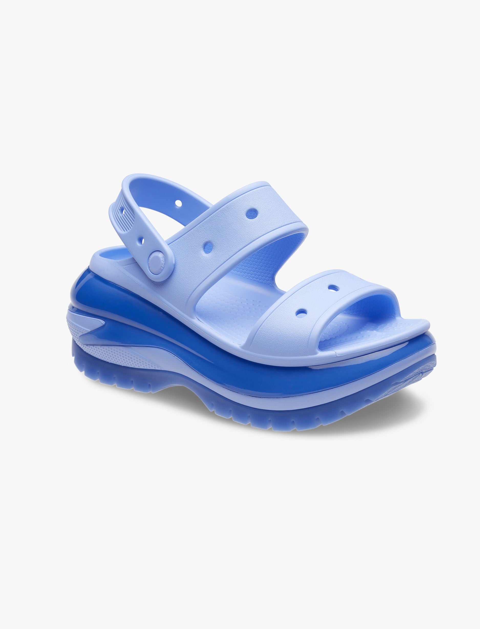 Crocs Classic Mega Crush Sandal - סנדל פלטפורמה קרוקס לנשים בצבע מון ג ...