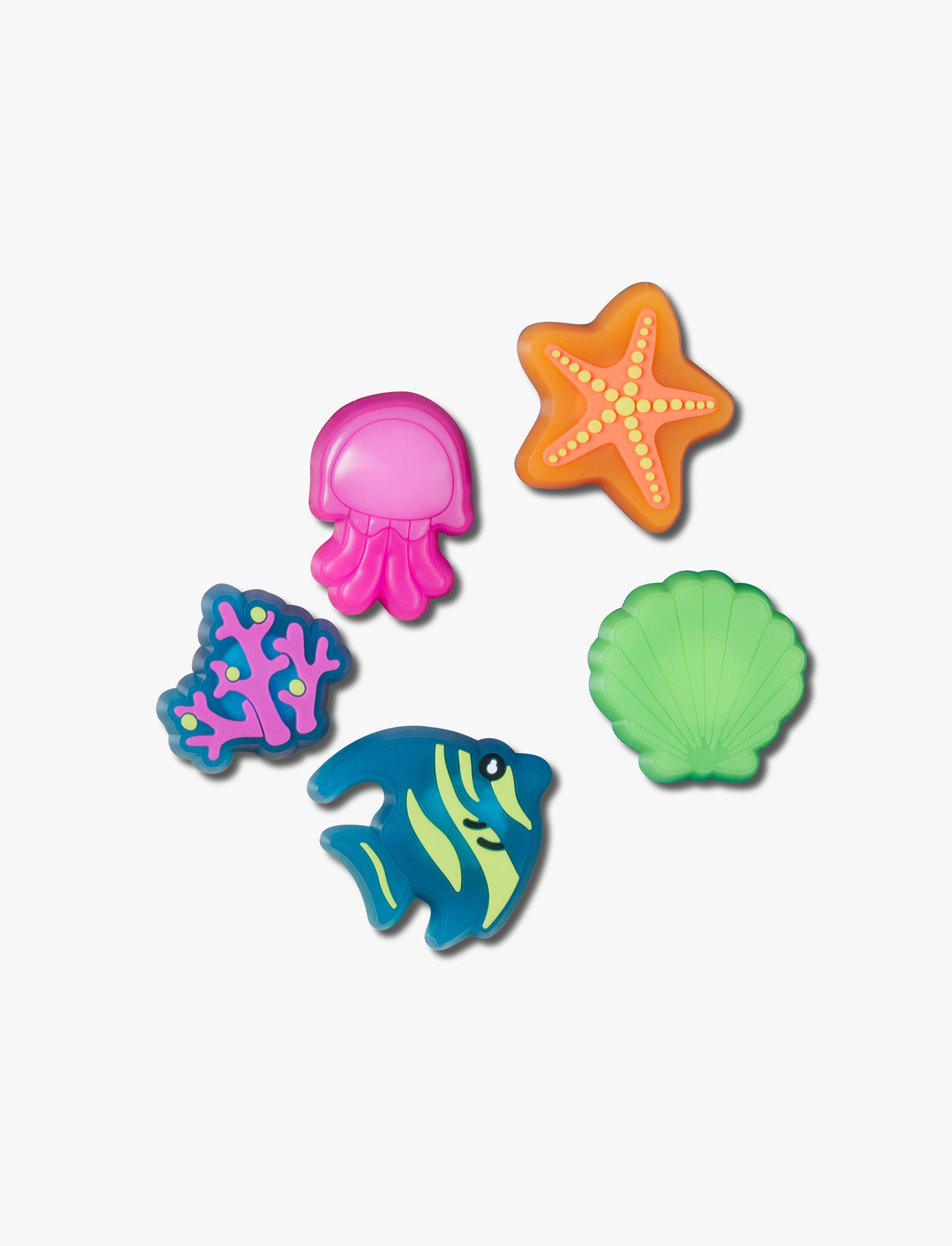 Crocs Jibbitz Lights Up Under The Sea - מארז 5 ג'יביטים קרוקס עם אורות ...