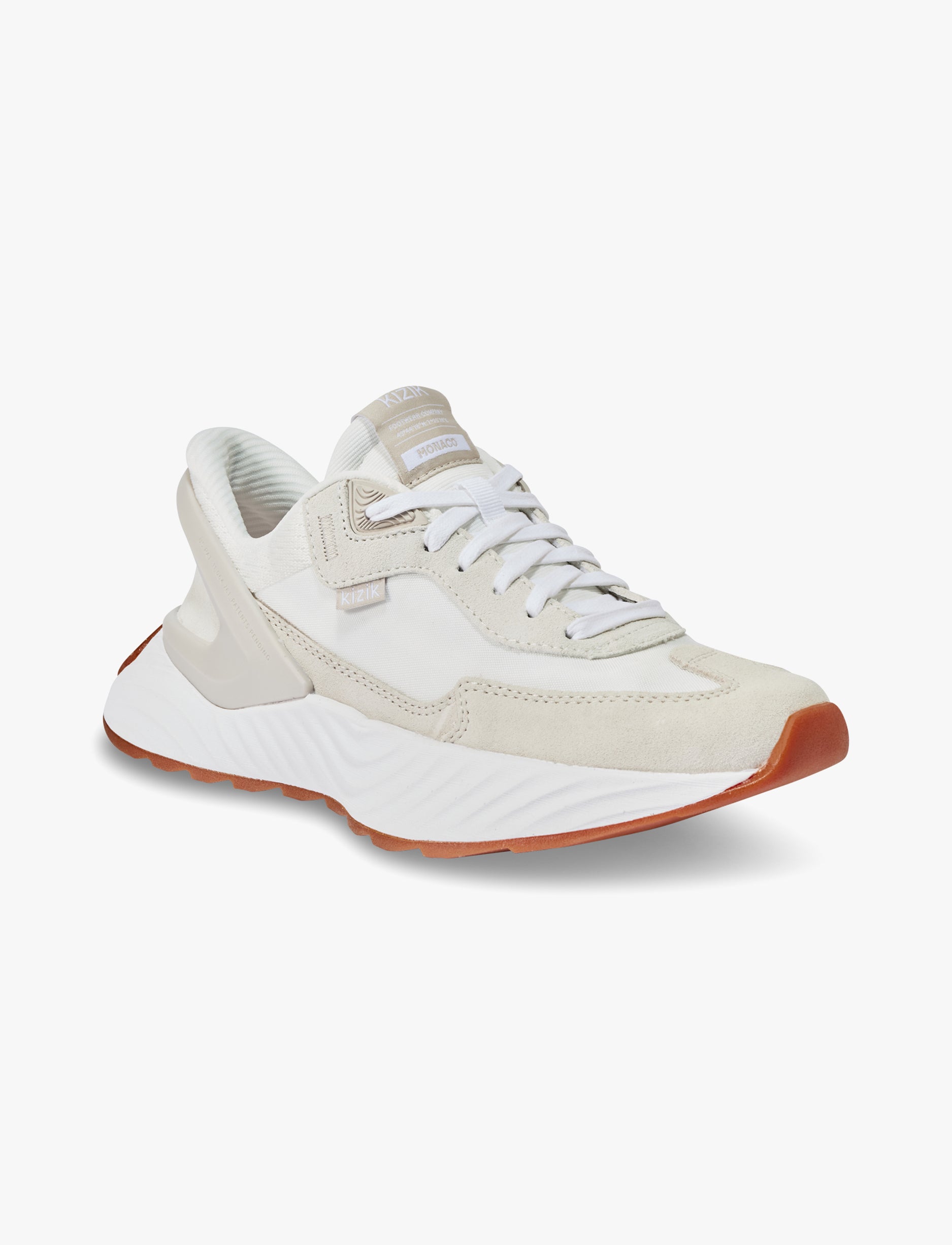 Kizik Women’s Monaco - נעלי סניקרס קיזיק מונקו לנשים בצבע לבן/קרן ירח ...